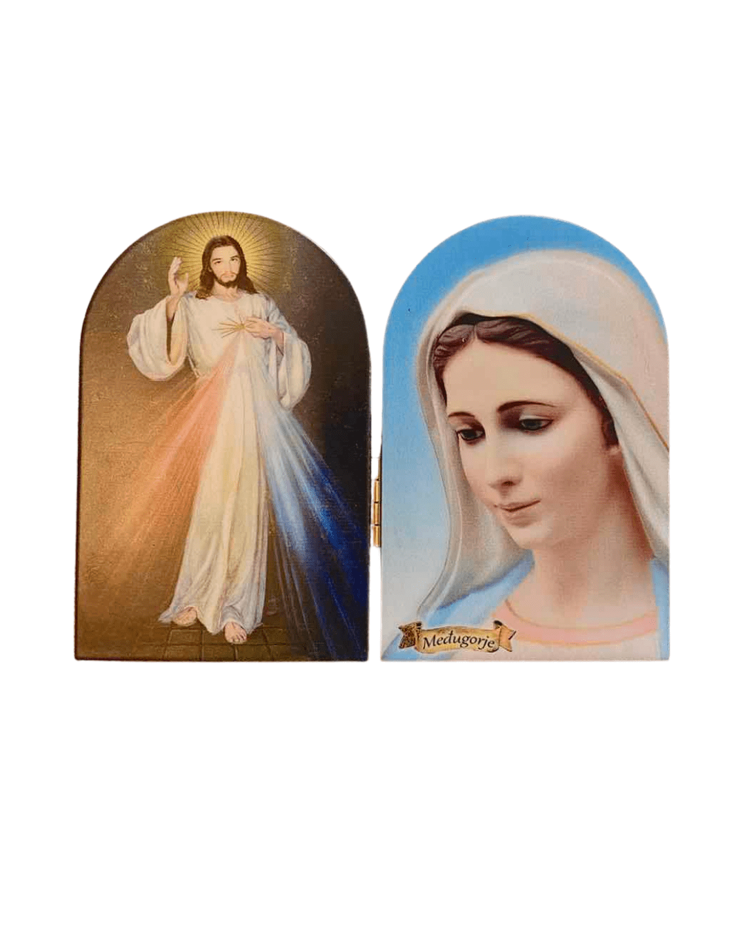 Our Lady and Merciful Jesus icon | Official Parish Medjugorje Webshop